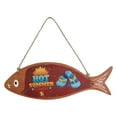 Farfi Ocean Fish Wall Plaque Summer Beach Wood Hanging Sign ...