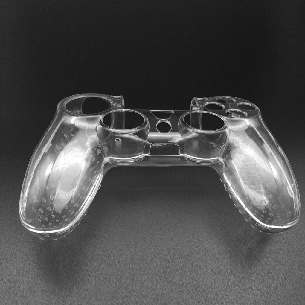 Facefd Crystal Transparent Abs Game Controller Transparent Gaming Controller Shell Shell Protective Cover Accessory For Ps4 15*9*4cm