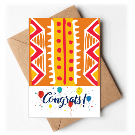 Orange Line Mexico Totems Ancient Civilization Wedding Cards ...