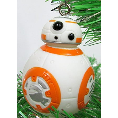 STAR WARS BB8 Set of 6 Christmas Tree Ornaments - Shatterproof Plastic ...