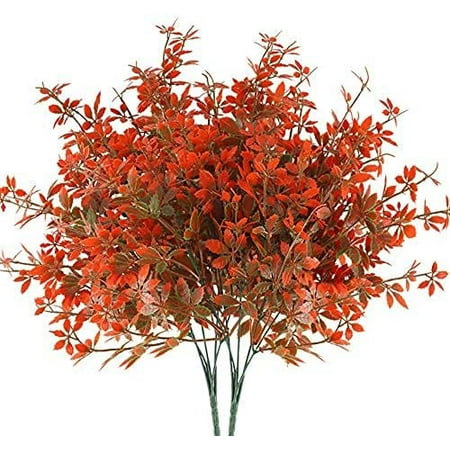 from Daughter 2pcs Artificial Plastic Plants Fake Shrubs Faux maple ...