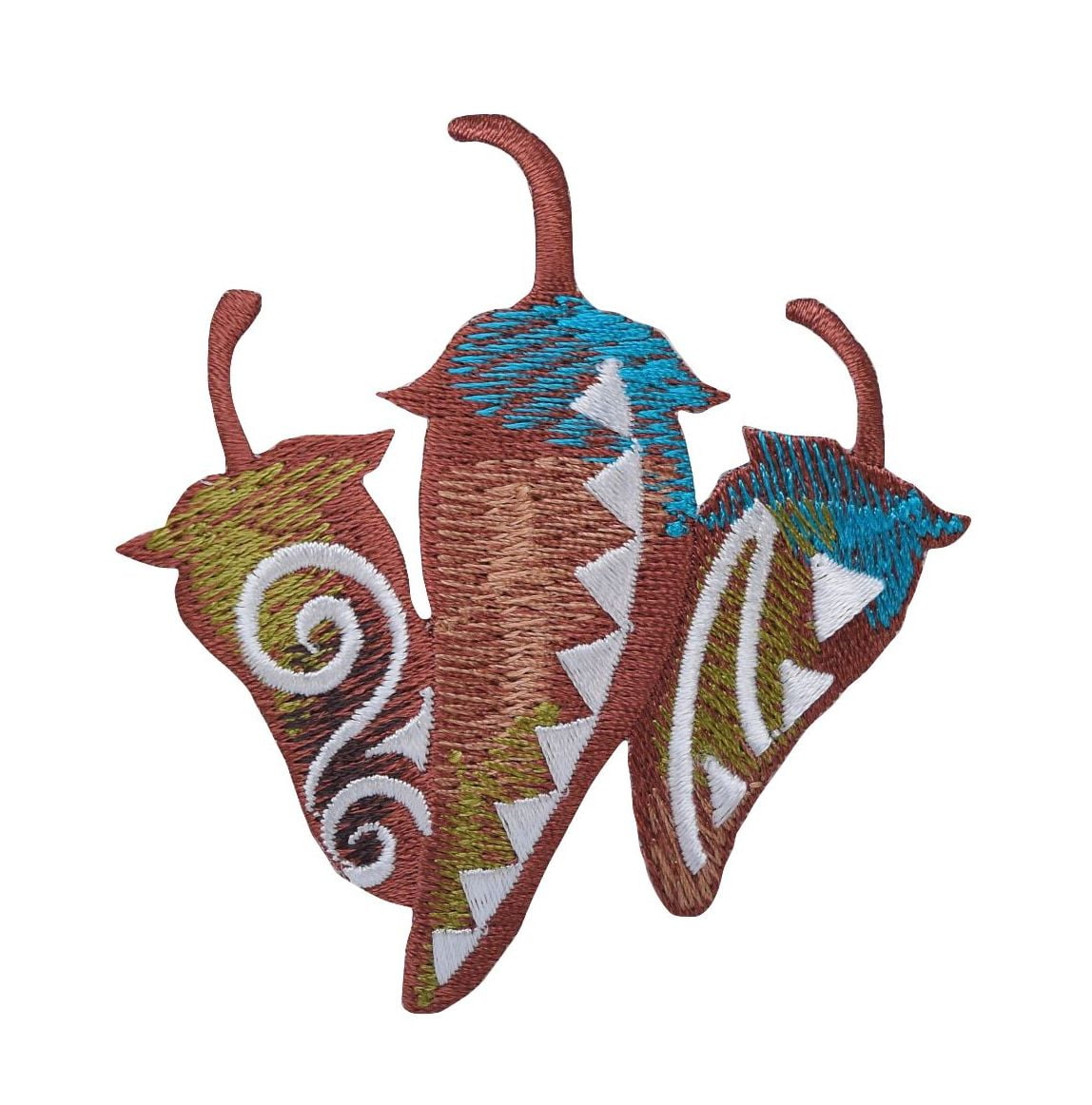 Three Chili Peppers - Jalapeno Pepper - Southwest style - Iron on ...