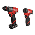 Milwaukee M12 FUEL Power Hammer Drill & Impact Cordless 2-Tool Combo ...