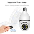 Nieyigj Wireless Light Bulb Surveillance Camera 360 Degree Panoramic ...