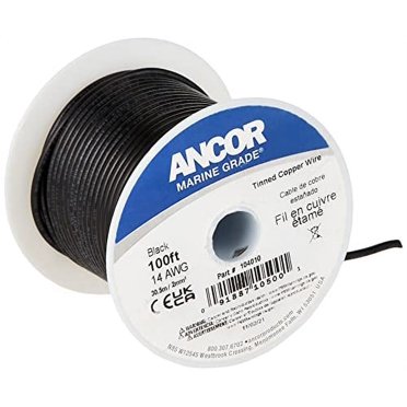 Ancor Red 14 AWG Tinned Copper Wire - 18' [184803] - Walmart.com