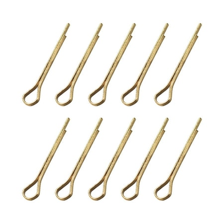 Split Cotter Pin - 1.5mm x 16mm (1/16 inch x 5/8 inch) Solid Brass 2 ...
