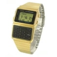 Casio, Men's Calculator Databank Watch, DBC611G-1D, Gold Tone - Walmart.com