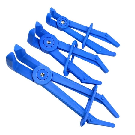 3 Pieces Water Line Hose Pliers Clamp Curve Flexible Sealing Clamps ...