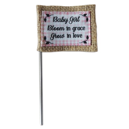 Abbey & CA Gift Baby Girl Flag Flower Pick | Walmart Canada