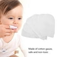 EIMELI 12 PCS Soft Baby Mouth Cleaning Gauze Finger Cots For Cleaning ...