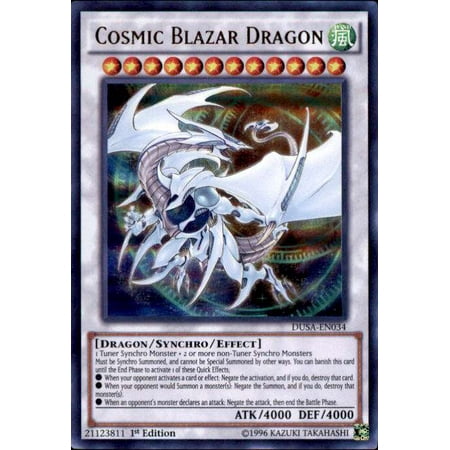 UPC 643690355434 - YuGiOh Duelist Saga Cosmic Blazar Dragon DUSA-EN034 ...