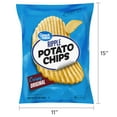 Great Value Rippled Potato Chips Party Size 13.5 oz Crunchy Snack with ...