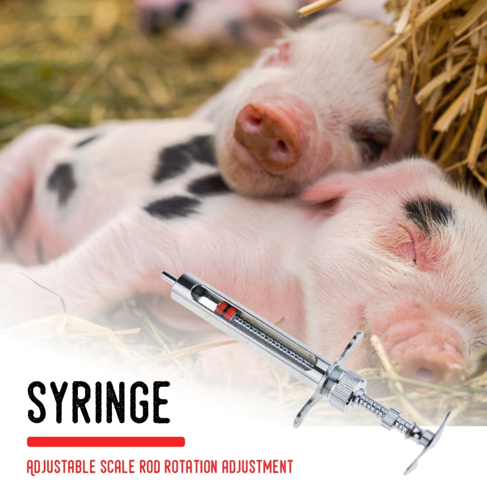 Livestock Equipment Syringe Sturdy And Durable Injector For Goats Hogs ...