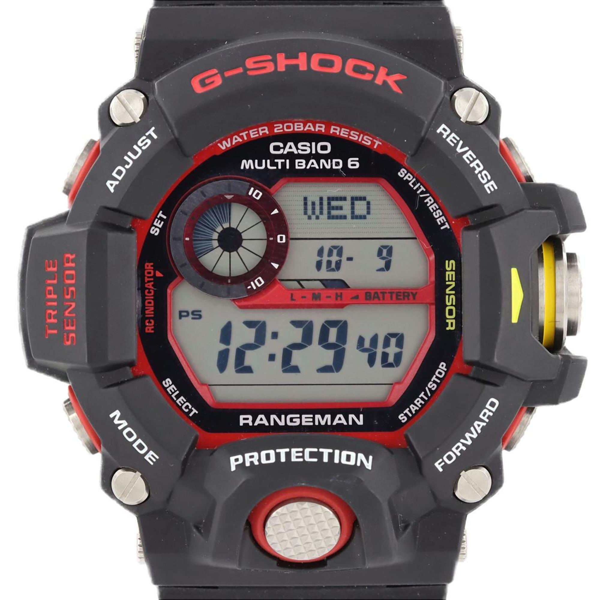 Pre-Owned Casio G-SHOCK Rangeman Emergency Fire Assistance Team Radio ...