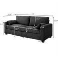 79" Modern Loveseat Sofa, Small Loveseat with Removable Cover ...