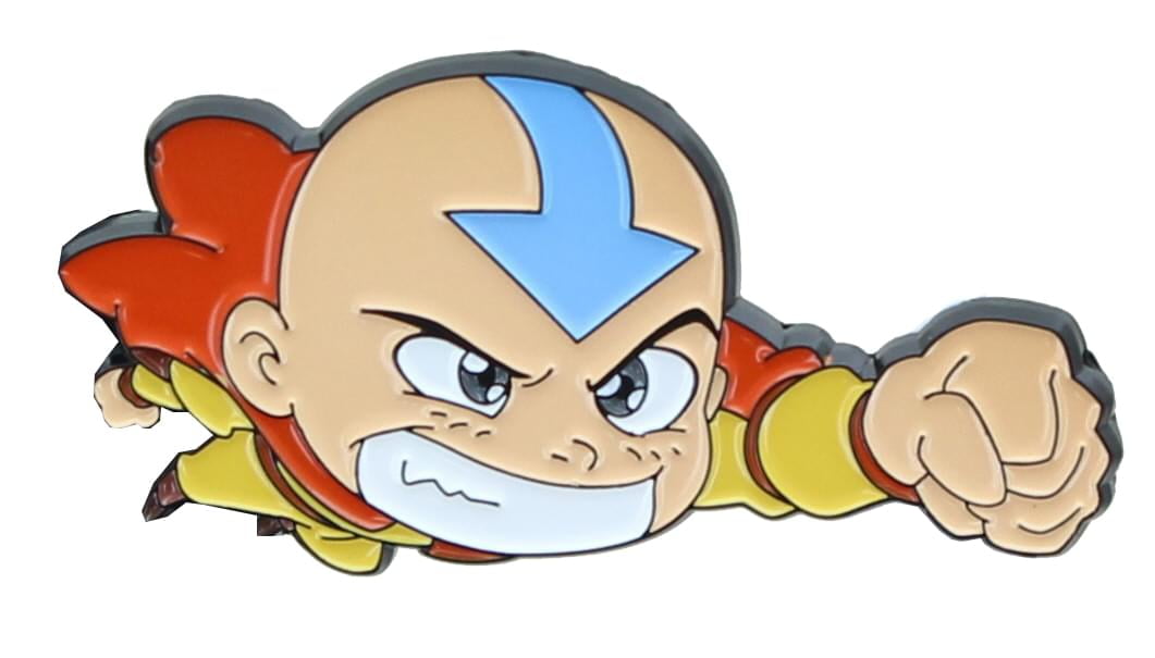Avatar The Last Airbender Aang Chibi Flying Enamel Collector Pin ...