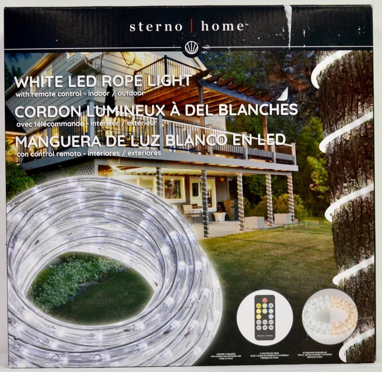 Sterno Home White LED Rope Light with Remote Control (18 ft.) | Walmart ...
