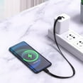 100/150cm Extender Cord Wire for Phone Tablet USB C Male to Male ...