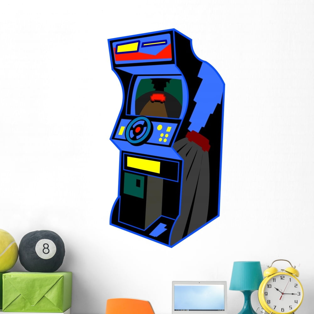 Retro Arcade Video Game Wall Decal Mural by Wallmonkeys Vinyl Peel ...