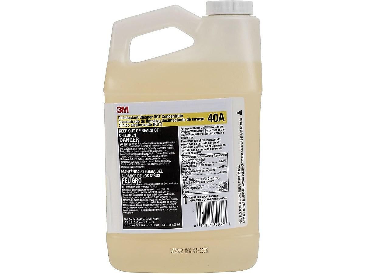 3M Disinfectant Cleaner RCT Concentrate, 0.5 40A - Walmart.com ...