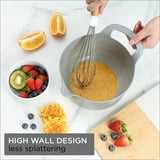 Cook with Color BPA-Free Kitchen Prep Nesting Mixing Bowls Set with ...