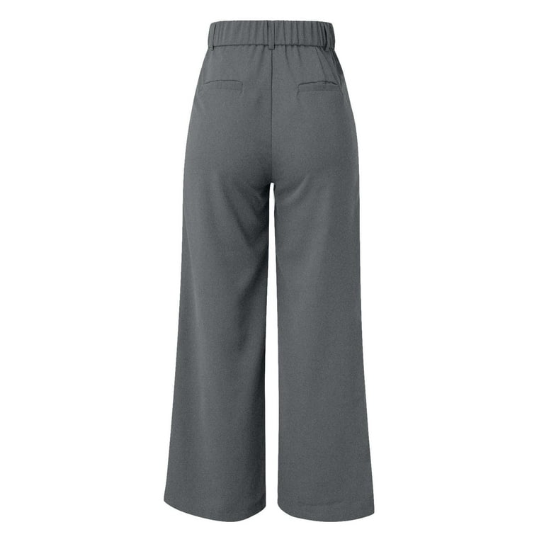 Gray Pants for Women Lightweight High Waisted Wide Leg Pants Gray Pants for Women Lightweight High Waisted Wide Leg Pants