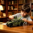 Military Truck, 1/18 Scale Armored Car Model Toy, Car Metal Die Cast ...