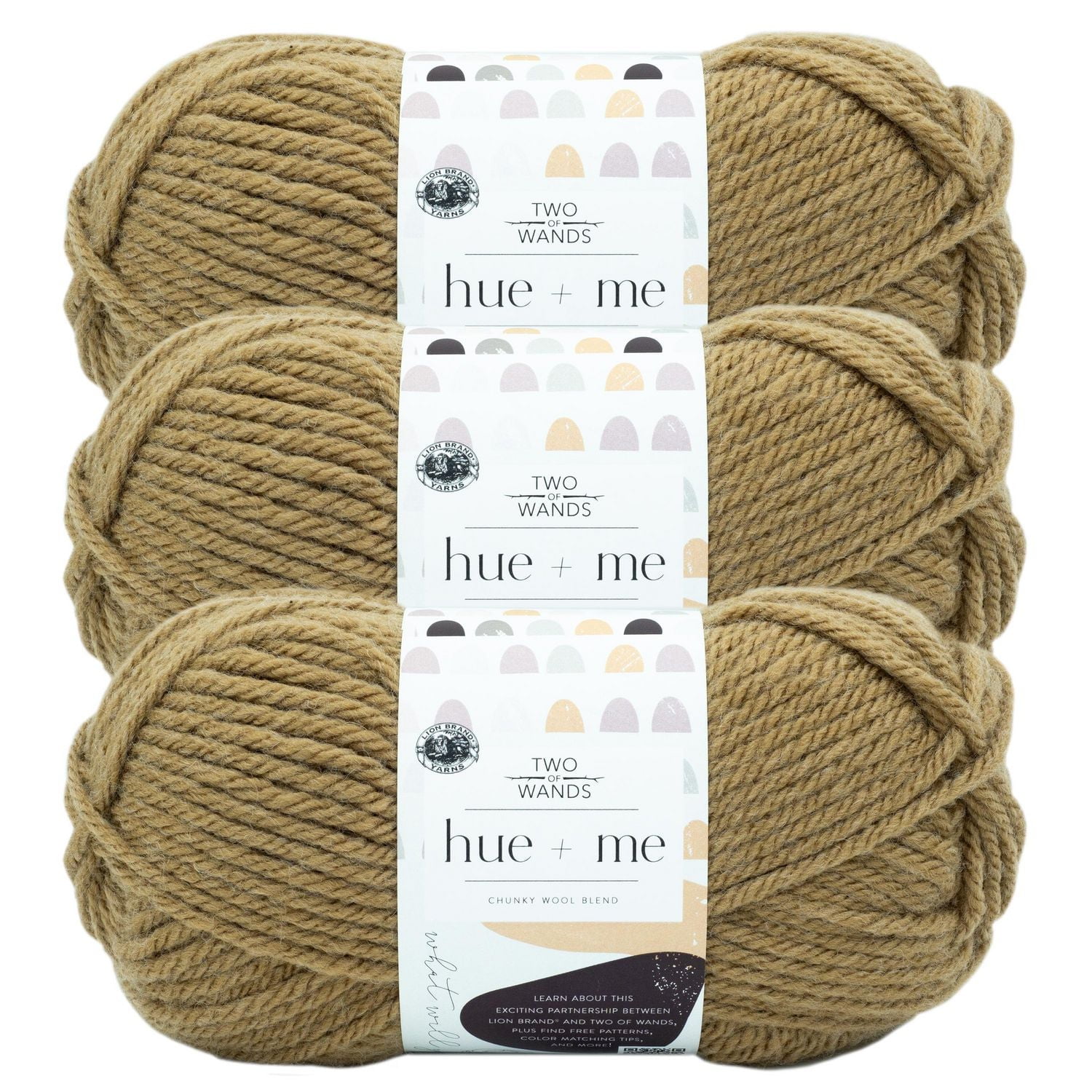 Click here for Lion Brand Hue + Me Yarn #5 Bulky/Chunky Yarn 125g... prices