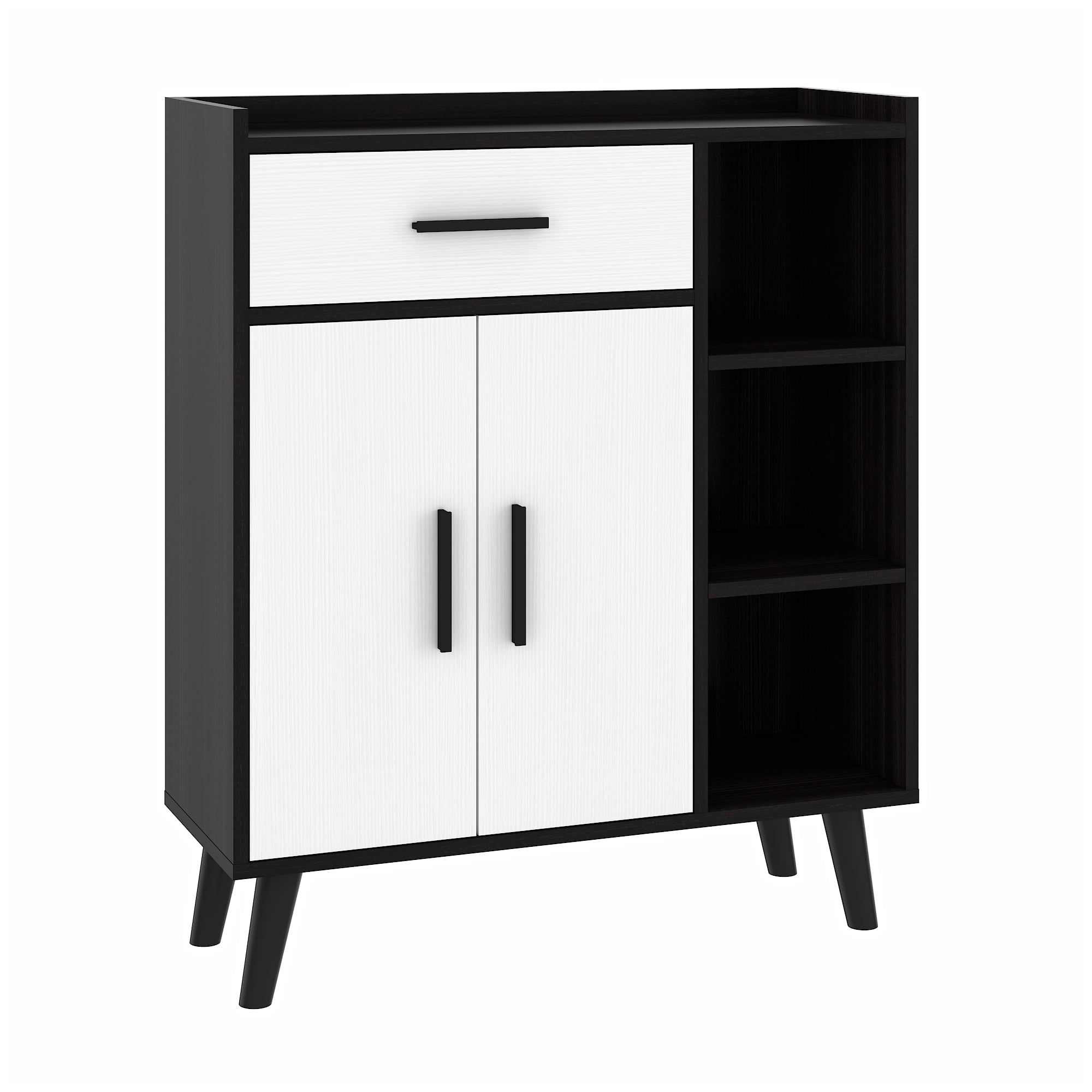 WAHEY Storage Cabinet, Bathroom Floor Cabinet with Drawers and Shelves ...