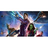Guardians of Galaxy Gamora Star-Lord Nebula Edible Cake Topper Image ...