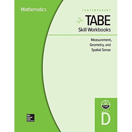 TABE Skill Workbooks Level D: Measurement, Geometry, and Spatial Sense ...