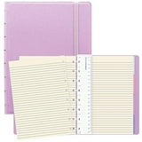 FILOFAX Refillable Pastel Notebook, A5 (8.25" x 5") Orchid - 112 Cream ...