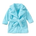 ATOGUTA Kids Robes for Girls Boys Shawl Collar Robe Fleece Robes Soft ...