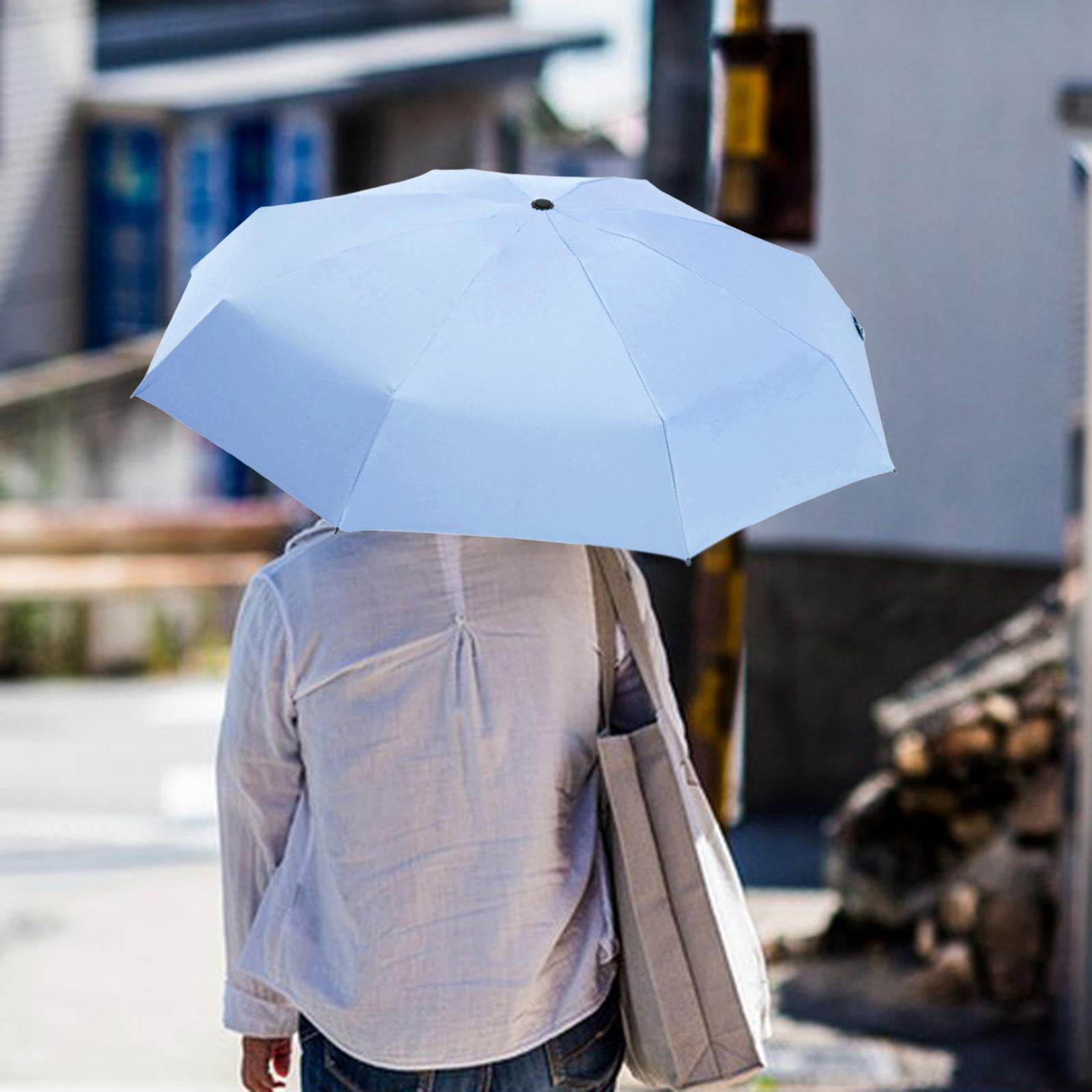 Folding Umbrella Sun Rain Umbrella Strong Rain Protection Compact ...