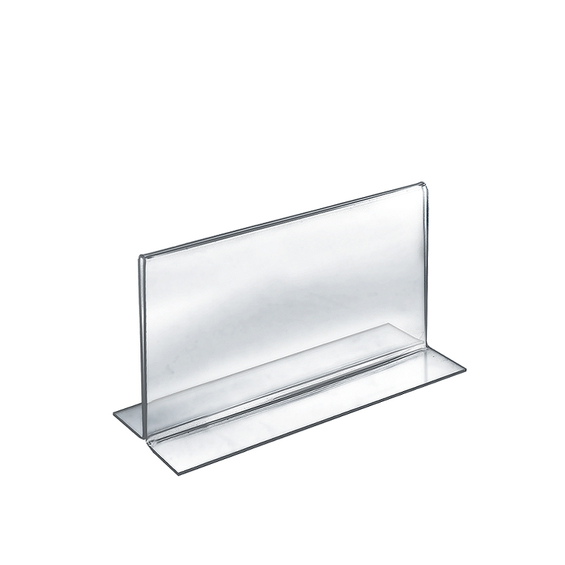 2-Sided Double-Foot Acrylic Sign Holder (Horizontal - 11"W x 7"H ...