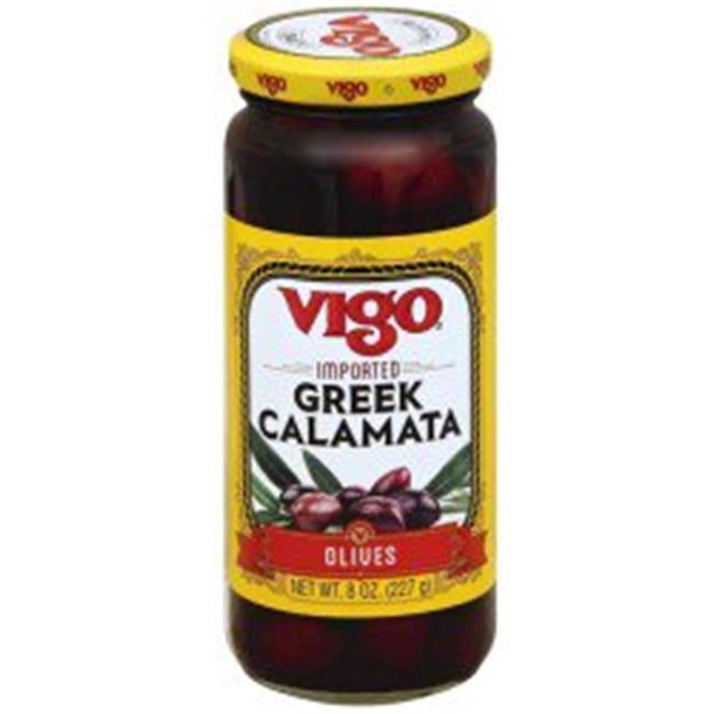 Vigo Greek Calamata Olives, 8 oz - Pack of 12 - Walmart.com