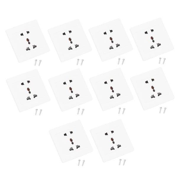 Wall Socket,10 Sets Concealed Installation Wall Outlet Power Supply ...