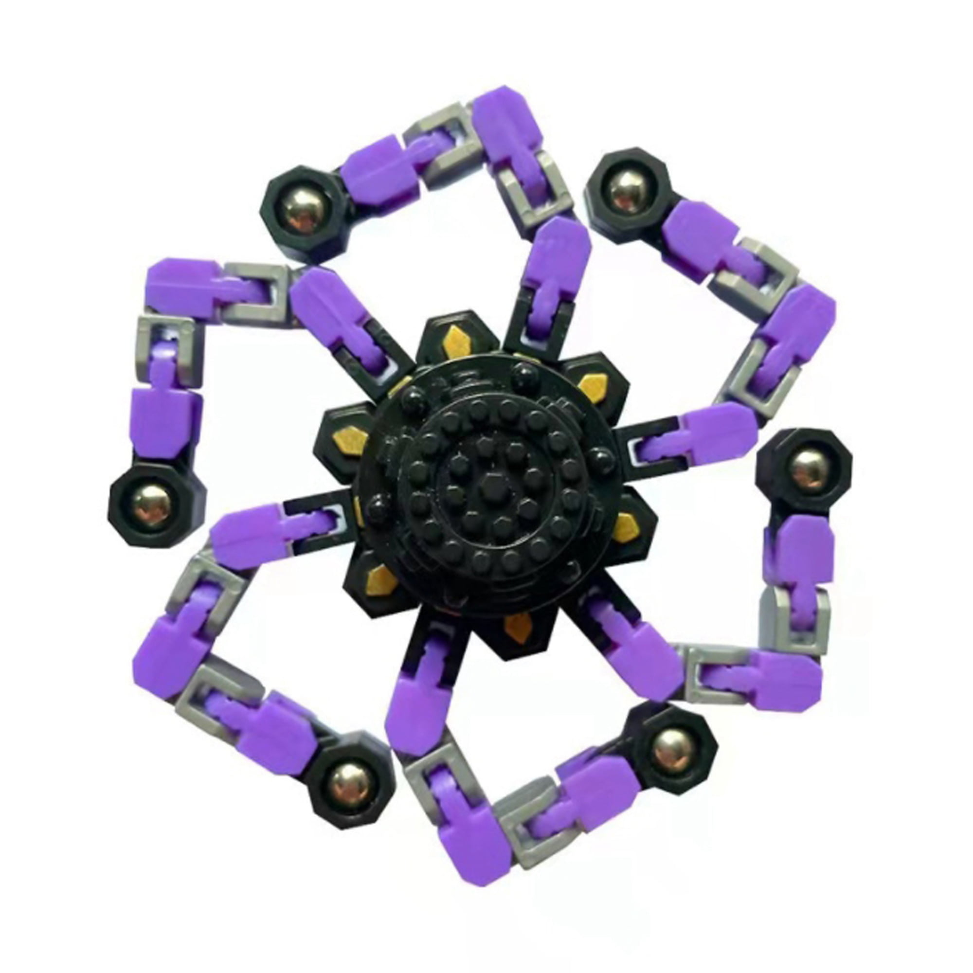 COUTEXYI Fingertip Mechanical Top, Deformable Chain Robot Toy Mini ...