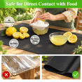 Black Plastic Table Cover Protector 30