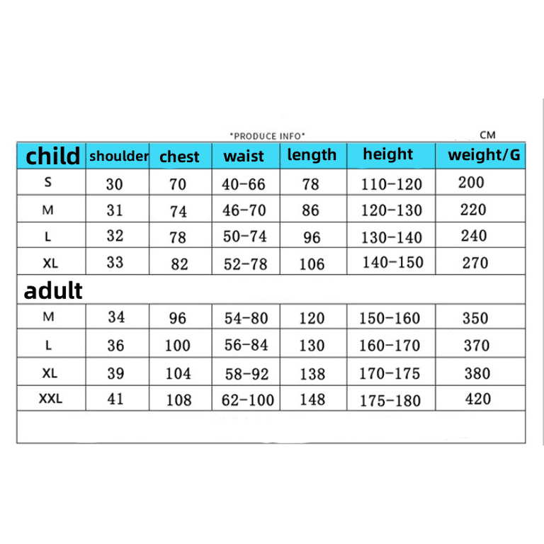 Asian Dress Size Chart