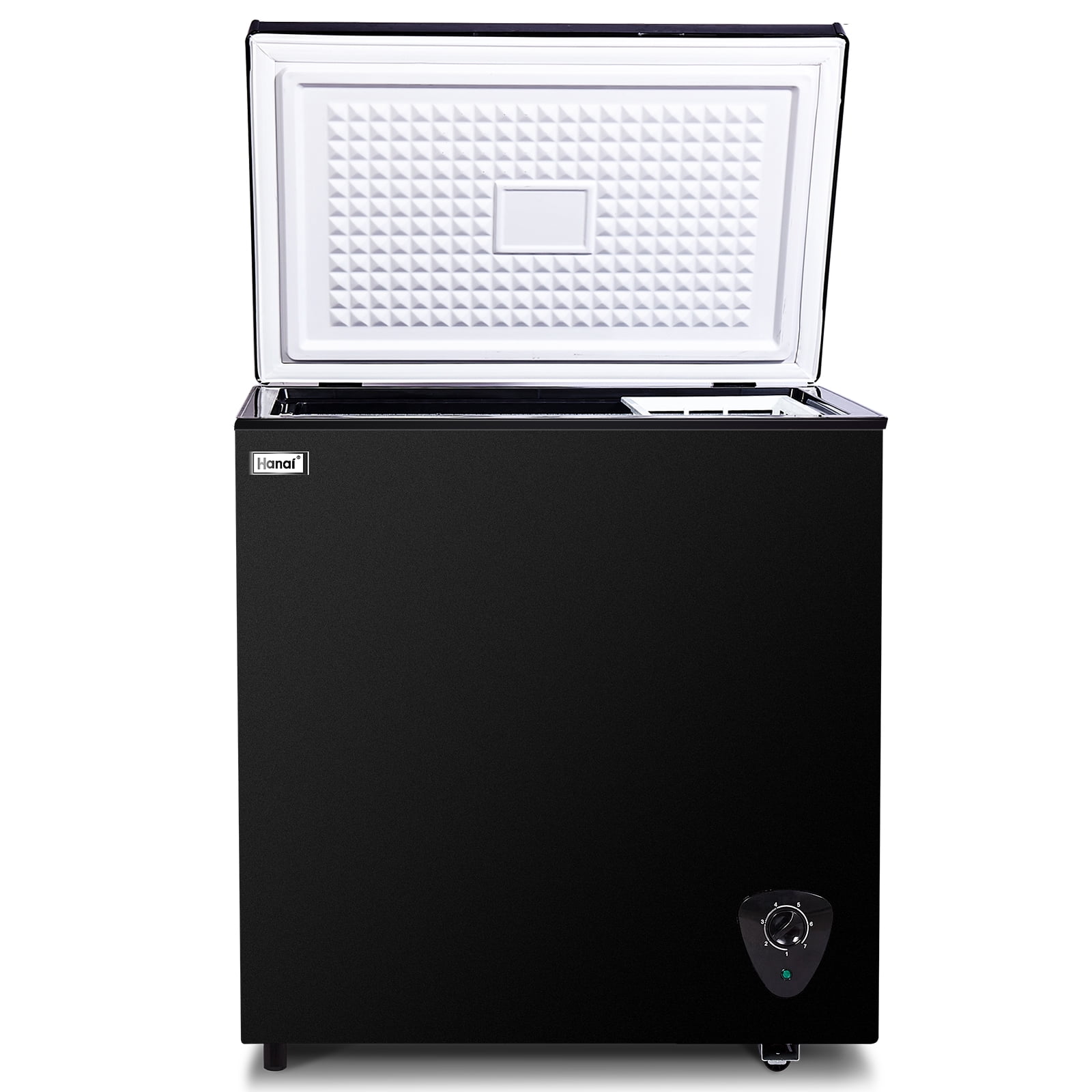 WANAI 5 Cu ft Freezer, Chest Freezer,Black - Walmart.com