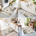Area Rug 2x3ft White Chicken Washable Area Rugs for Living Room Rustic ...