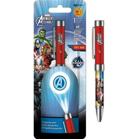 Projector Pen - Marvel - Avengers Assemble Flashlight 1.0mm Ballpoint ...