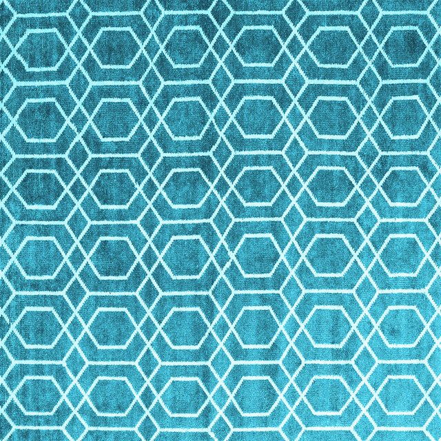 Ahgly Company Indoor Square Abstract Light Blue Contemporary Area Rugs ...