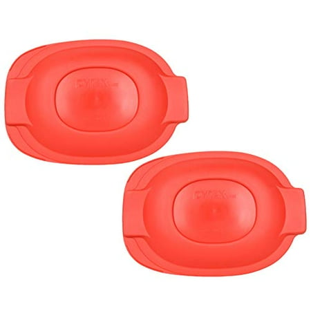 Pyrex 702-PC 2.5 Quart Oval Red Plastic Replacement Lid Cover for Glass ...