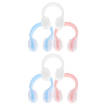 GIXUSIL Silicone Nose Clip Set for Swimming Kids Adults 6 Pieces with ...