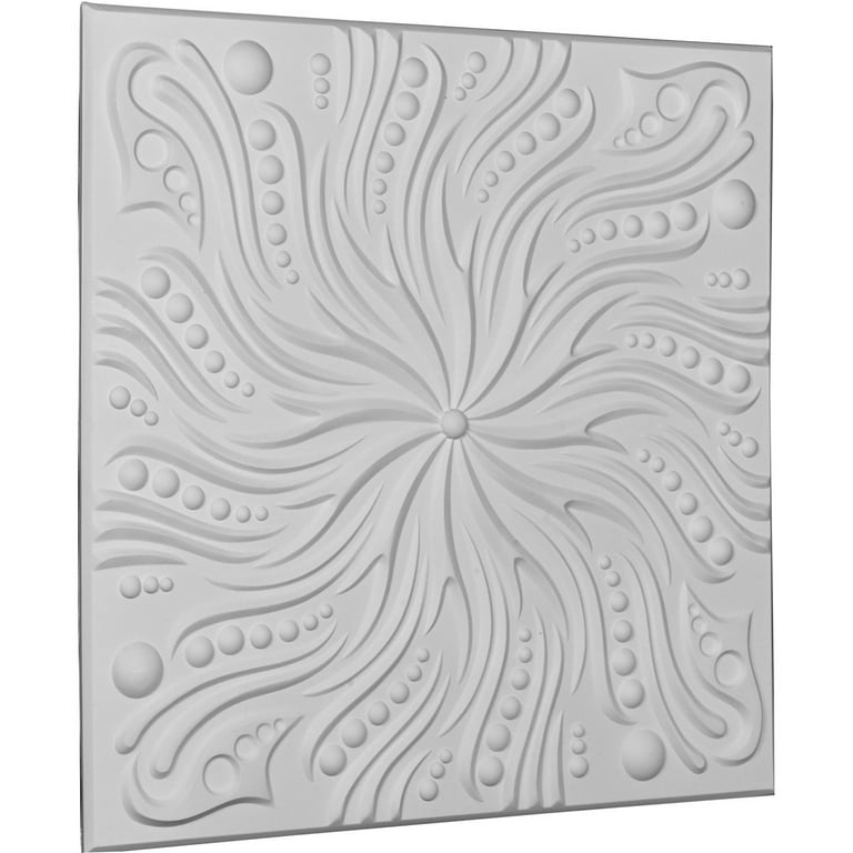 Swirl Pattern Ceiling Tiles | Shelly Lighting