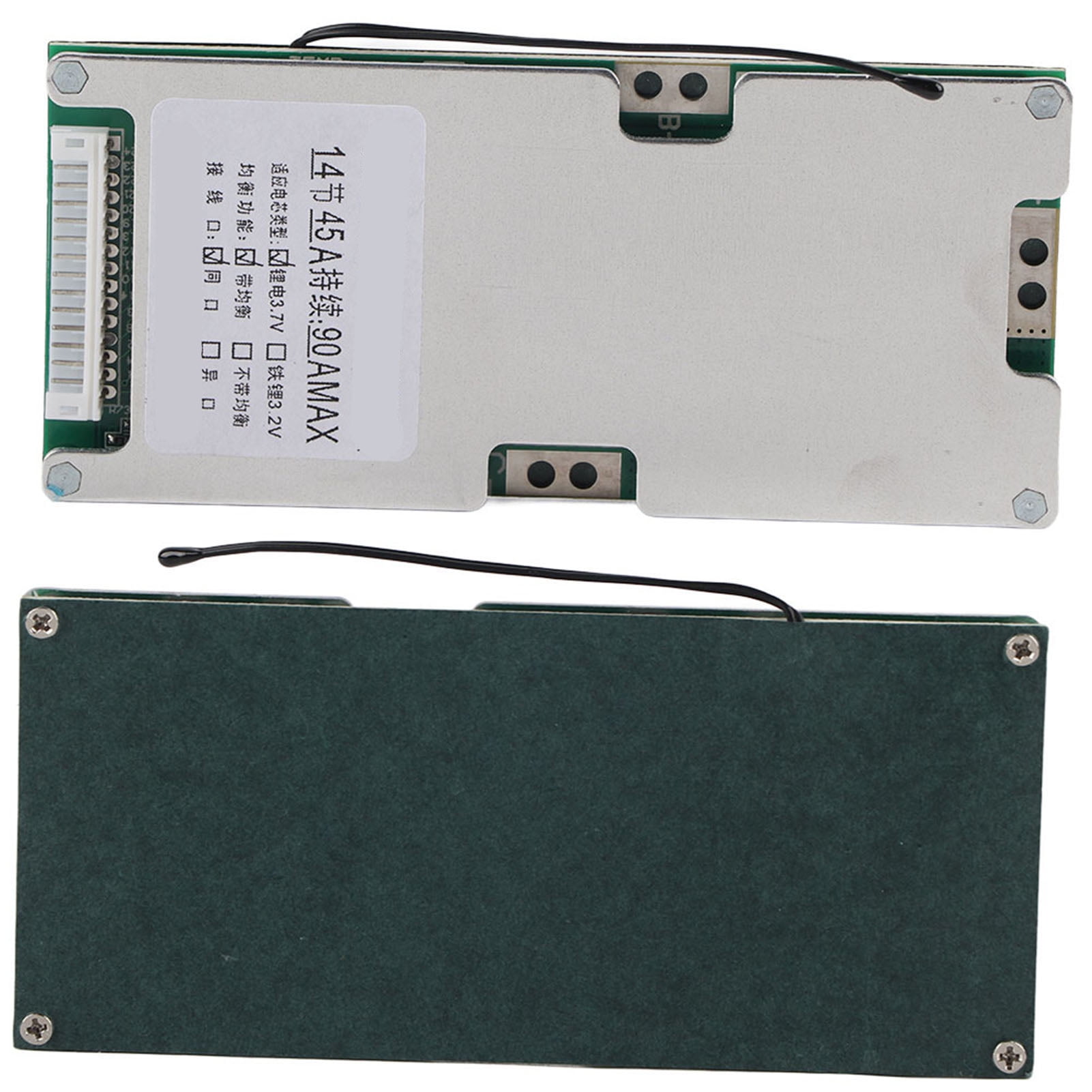45A Lithium Battery BMS PCB Board with Balance for 14S Li Ion Cell ...
