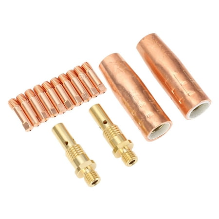 Gas Nozzle Tips Kit, Brass Gas Diffuser Replacement Parts 14 Pieces Set ...