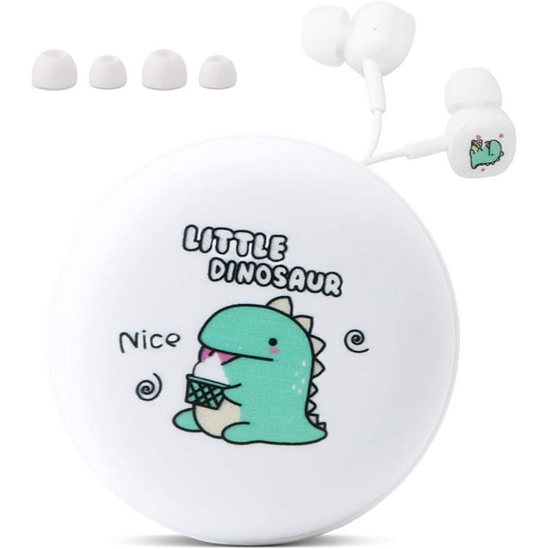 2 PackCute Earbuds for Kids, Kid Size Cute Earbud with Microphone for ...